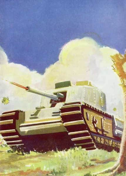 WW2 British Tank in Battle The Boys Book of British Ships