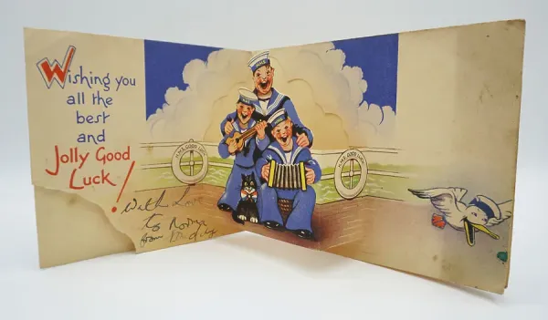 WW2 Greetings Card, Royal Navy Sailors Our beautiful Wall Art and Photo ...
