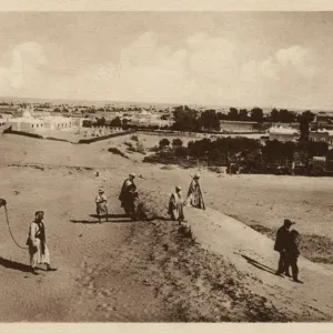 Aerial view of Kouinine, El Oued Province, Algeria