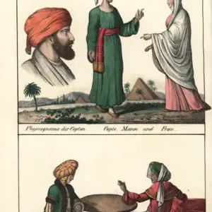 A Copt Man & Woman Egypt Our beautiful Wall Art and Photo Gifts include ...