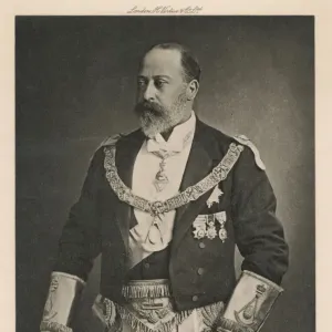 King Edward VII dressed in Masonic Garb, c. 1895 Our beautiful Wall Art ...