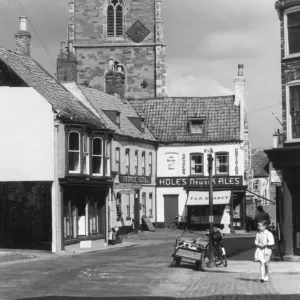 Grammar School and Station Road, Alford, Lincolnshire