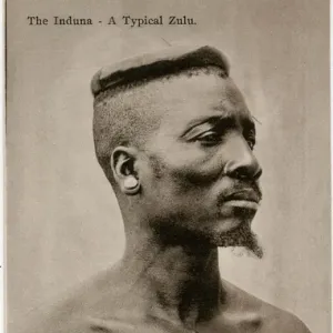 South Africa Umgwawe, Zulu Chieftain Date: 1904 Our beautiful Wall Art ...