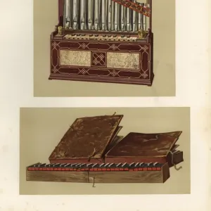 Positive organ or chamber organ from the era of King Louis