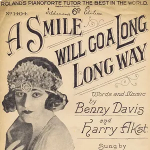 Sheet music British female impersonator Bert Errol