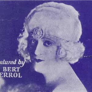 Sheet music British female impersonator Bert Errol