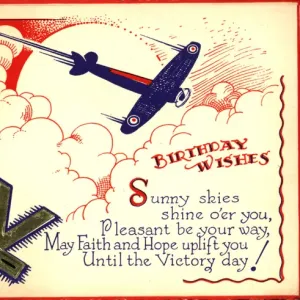 WW2 Christmas card, sailor and flag Our beautiful Wall Art and Photo ...